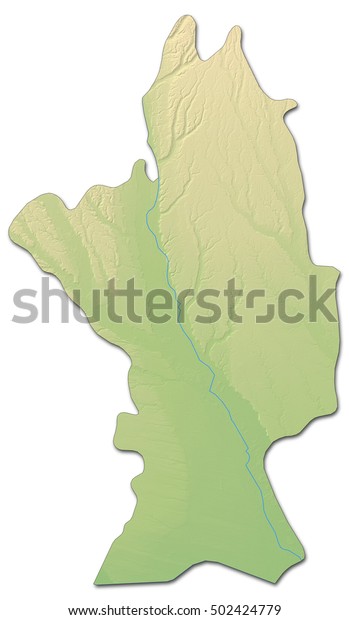 Relief Map Olt Romania 3drendering Stock Illustration 502424779 ...