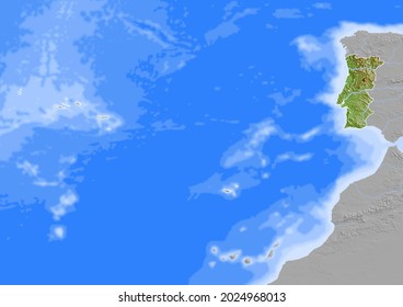 181 Relief Map Portugal Images, Stock Photos & Vectors | Shutterstock