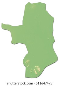 Relief Map Takeo Cambodia 3drendering Stock Illustration 511647475 ...