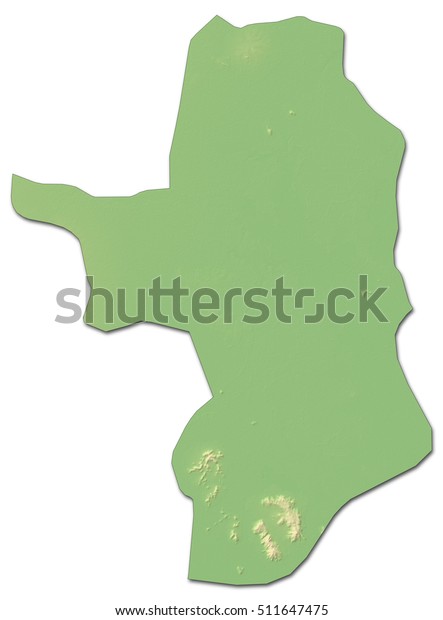 Relief Map Takeo Cambodia 3drendering Stock Illustration 511647475 ...