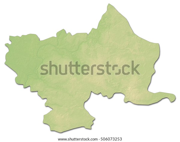 Relief Map Utena Lithuania 3drendering Stock Illustration 506073253 ...