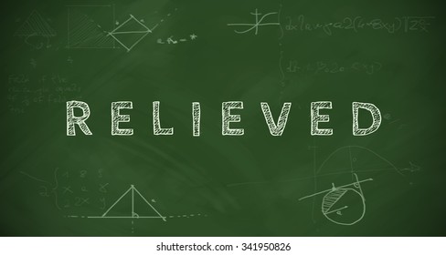 Relieved Word Stock Illustration 341950826 | Shutterstock