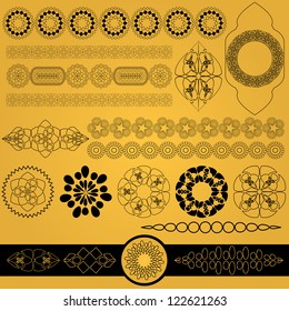 Islamic Religious Pattern Set Jpeg Version: เวกเตอร์สต็อก (ปลอดค่า ...