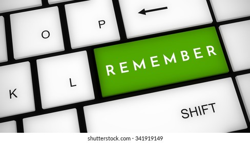 Remember Word Stock Illustration 341919149 | Shutterstock