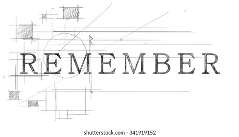 Remember Word Stock Illustration 341919152 | Shutterstock