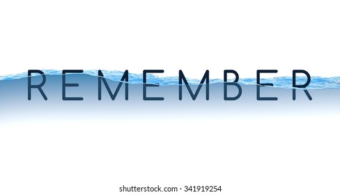 Remember Word Stock Illustration 341919254 | Shutterstock
