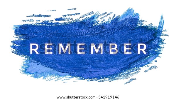 Remember Word Stock Illustration 341919146 | Shutterstock