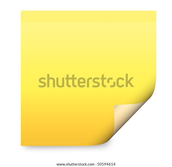 Reminder Note Paper Clip Stock Illustration 50594614 | Shutterstock