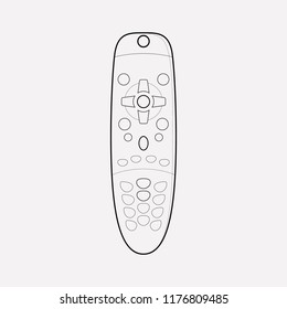 Remote Control Icon Line Element Illustration Stock Illustration ...