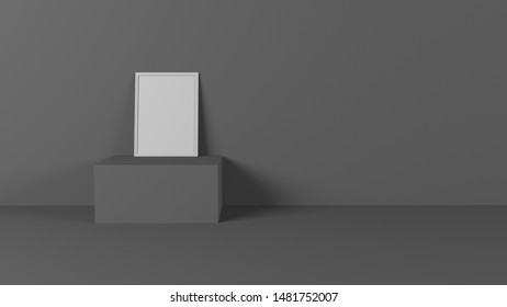 Render 3d Blank Picture Frames On Stock Illustration 1481752007 ...