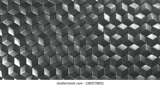3d Tiles Soft Geometry Form Made Stock Illustration 1324598522 ...