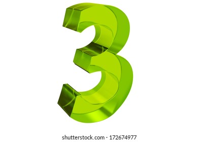 Leafs Number 3 Made Real Alive Stock Photo (Edit Now) 1505076560