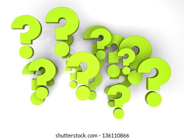 Vektor Stok Vector Illustration World Map Question Marks (Tanpa Royalti ...