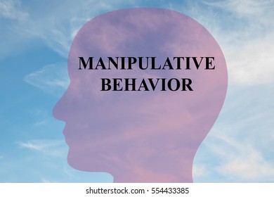 Render Illustration Manipulative Behavior Title On Stock Illustration ...