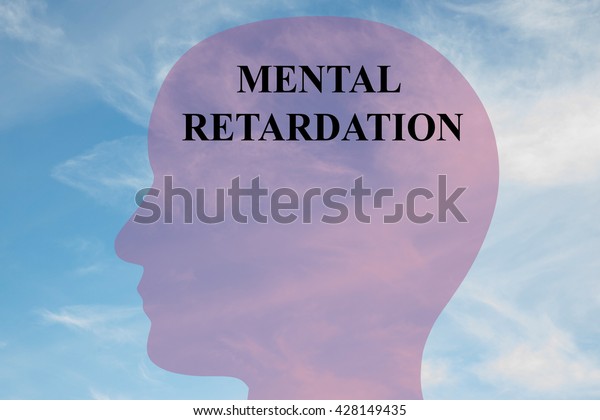 Render Illustration Mental Retardation Script On Stock Illustration ...