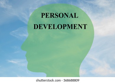 Render Illustration Personal Development Title On Stock Illustration ...