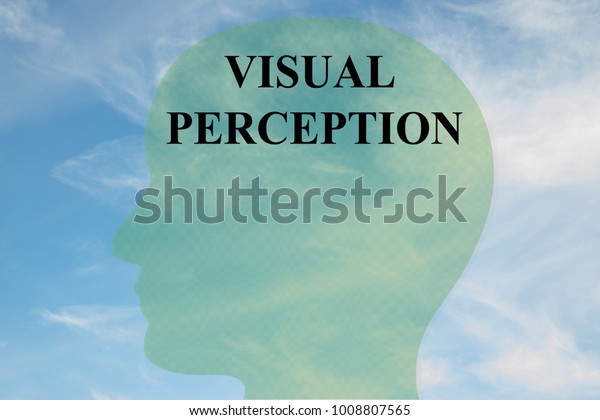 Render Illustration Visual Perception Title On Stock Illustration ...