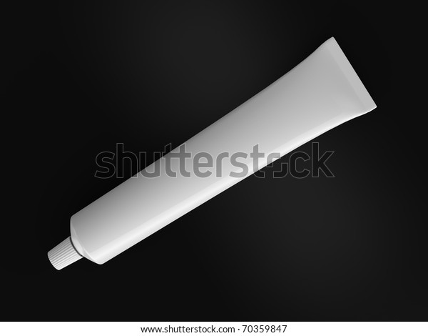 Render Isolated Generic Toothpaste Tube Stock Illustration 70359847 ...