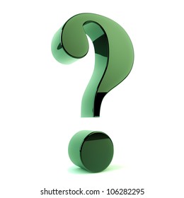 Render Shiny Question Mark Siymbol Stock Illustration 106282295 ...