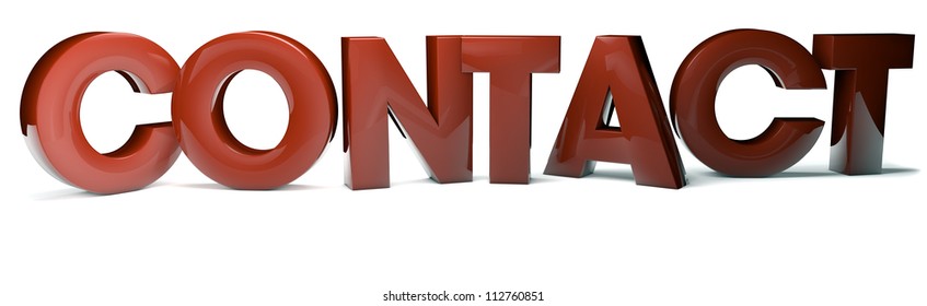 Render Word Contact Stock Illustration 112760851 | Shutterstock