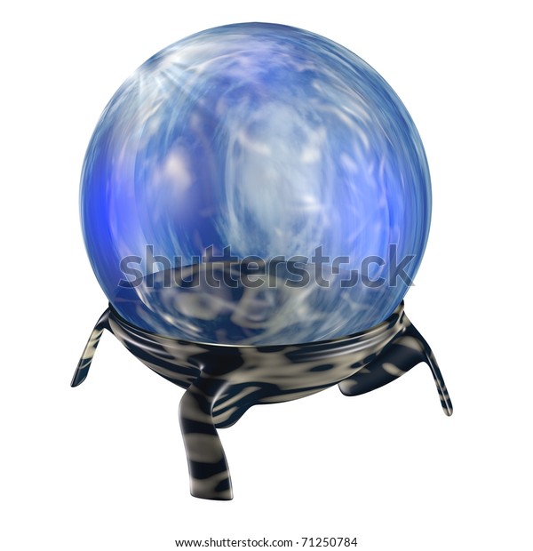 Rendered Magic Orb Skylike Texture Stock Illustration 71250784 ...