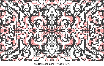 Repeating Background Tile Pattern Ornament Seamless Stock Illustration ...