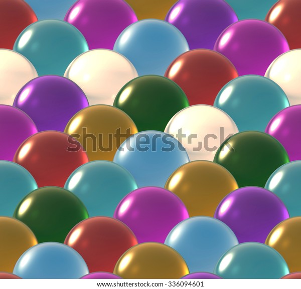 Repeating Crystal Balls Overlay Pattern Background Stock Illustration ...