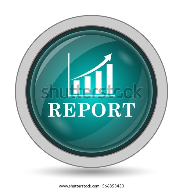 Report Icon Website Button On White Stock Illustration 566853430