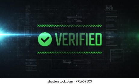 Report Message On Screen Verified Pop Stock Illustration 791659303 ...