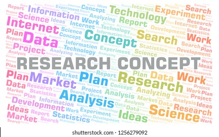 Research Concept Word Cloud Stock Illustration 1256279092 | Shutterstock