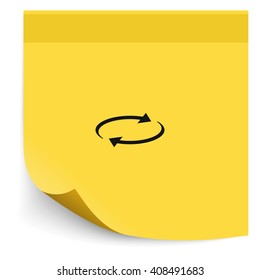 Reset Button Reload Arrows Icon Flat 스톡 일러스트 408491683 | Shutterstock