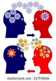 Learning Each Other Mother Child Support: ilustración de stock ...