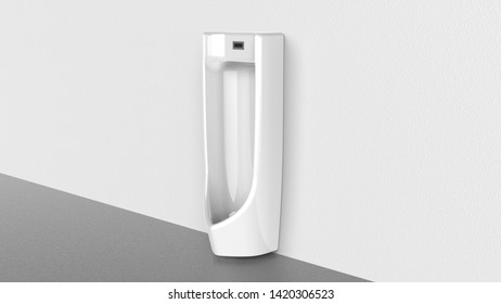 Restroom Man Angled 3d Rendering Stock Illustration 1420306523 ...