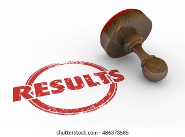 Results Test Evaluation Round Red Stamp: ภาพประกอบสต็อก 486373585 ...