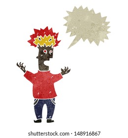 Cartoon Man Exploding Head Stock Illustration 138297026