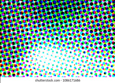 Retro Colorful Comic Halftone Pattern Wallpaper Stock Illustration ...