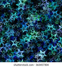 Retro Fivepointed Stars Repeating Pattern Stock Illustration 363457304 ...