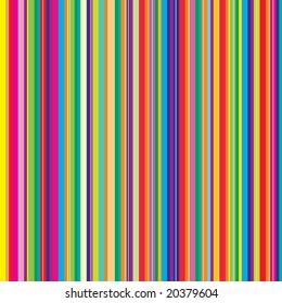 Retro Seamless Stripe Pattern Bright Colors Stock Illustration 20379604 ...