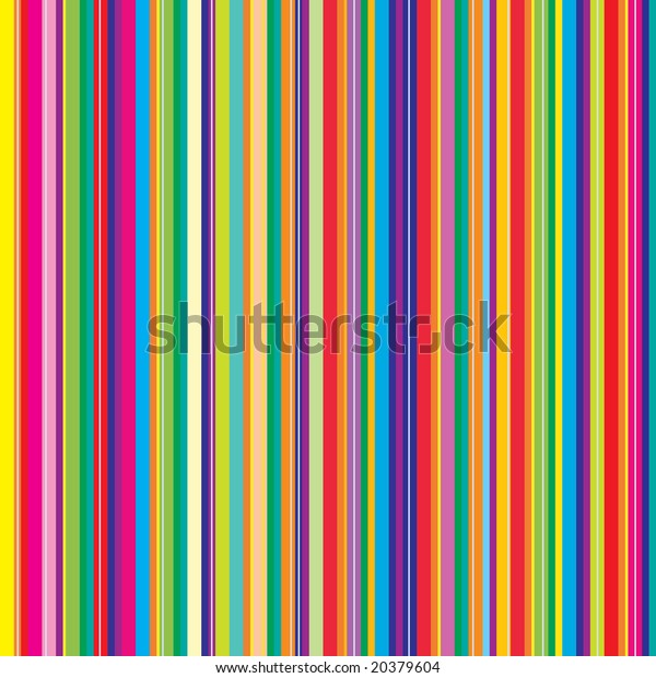 Retro Seamless Stripe Pattern Bright Colors Stock Illustration 20379604 ...