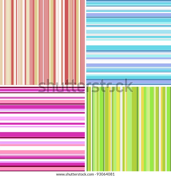 Retro Stripe Pattern Blue Pink Purple Stock Illustration 93064081 ...