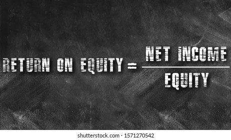Return On Equity Equal Net Income Stock Illustration 1571270542 ...