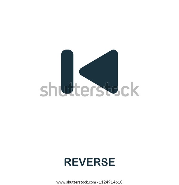Reverse Icon Line Style Icon Design Stock Illustration 1124914610 ...