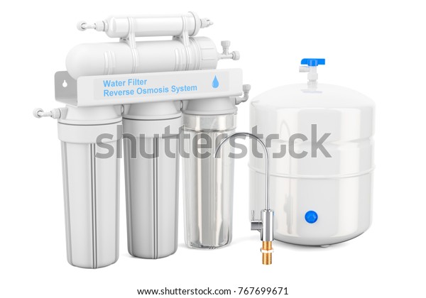 Reverse Osmosis System 3d Rendering Stock Illustration 767699671