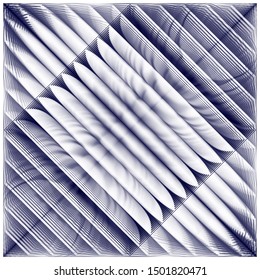 Ribs Structure Computer Generated Modern Designs Stock Illustration ...