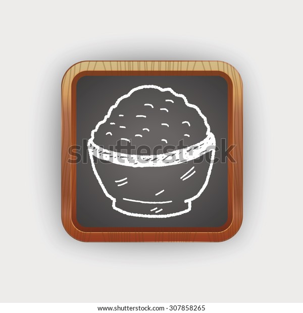 Rice Doodle Stock Illustration 307858265 | Shutterstock