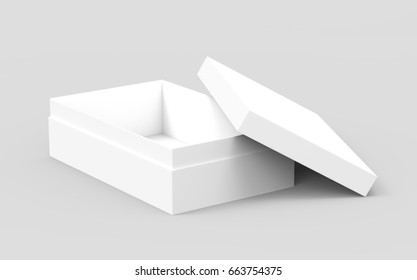 Right Tilt White 3d Rendering Blank Stock Illustration 663754375 ...