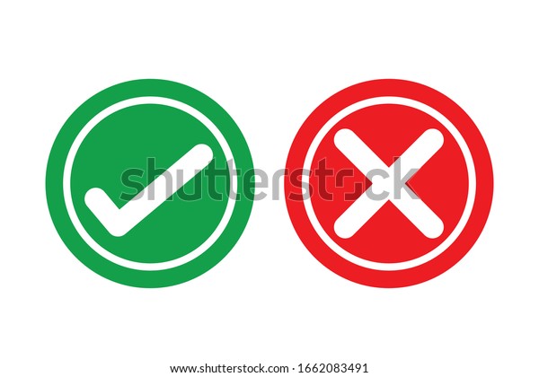 Right Wrong Correct Incorrect Icon Stock Illustration 1662083491 Right Wrong Correct Incorrect Icon Stock Illustration 1662083491