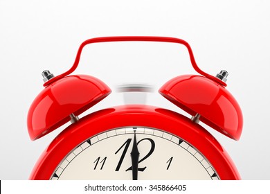 Ringing Alarm Clock Yellow Table Shelf Stock Illustration 345758138