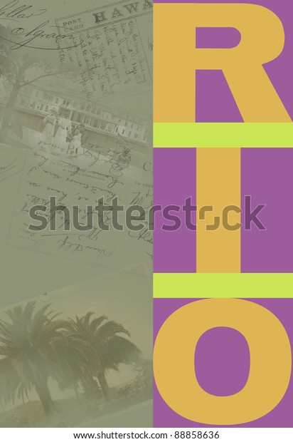 Rio Theme Background Stock Illustration 88858636 | Shutterstock