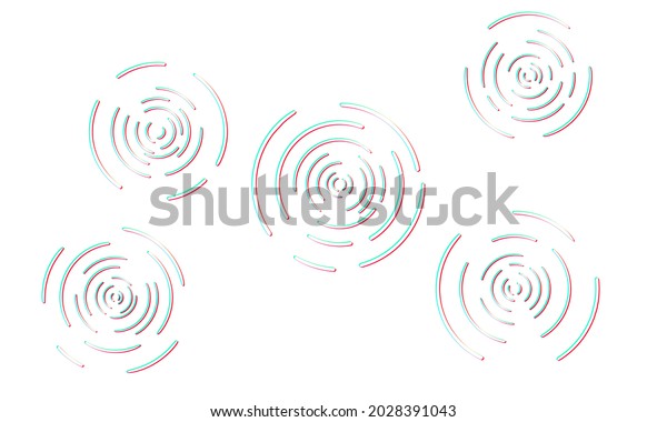 Ripple Ripples Rain Pattern 3b Background Stock Illustration 2028391043 ...